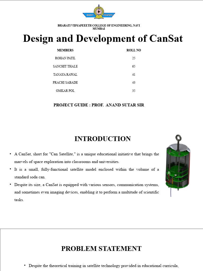 Cansat Pdf Communication Transmitter