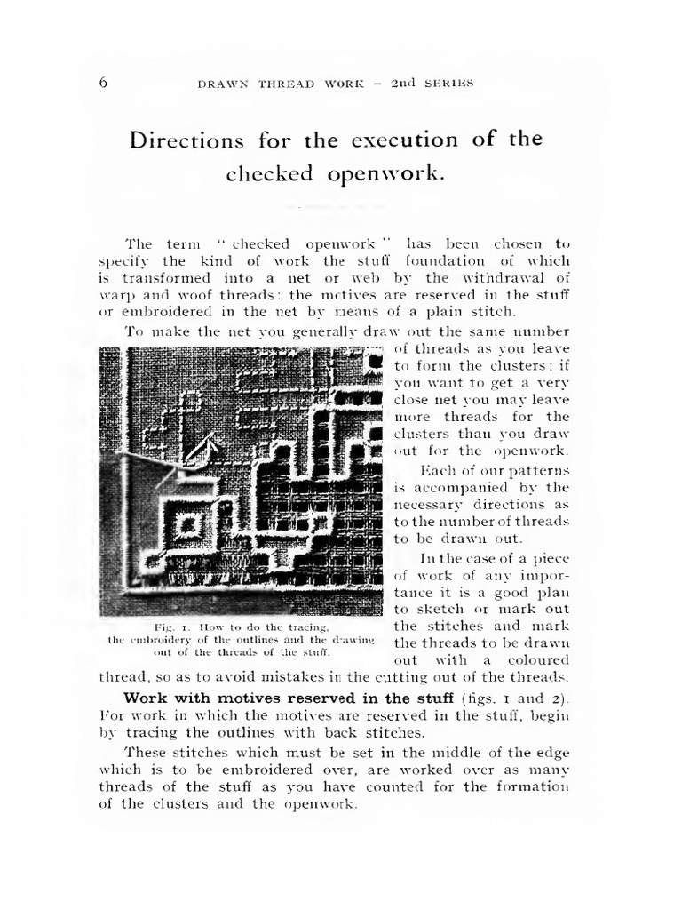 Drawn - Thread - Work - Series2 Openwork | PDF