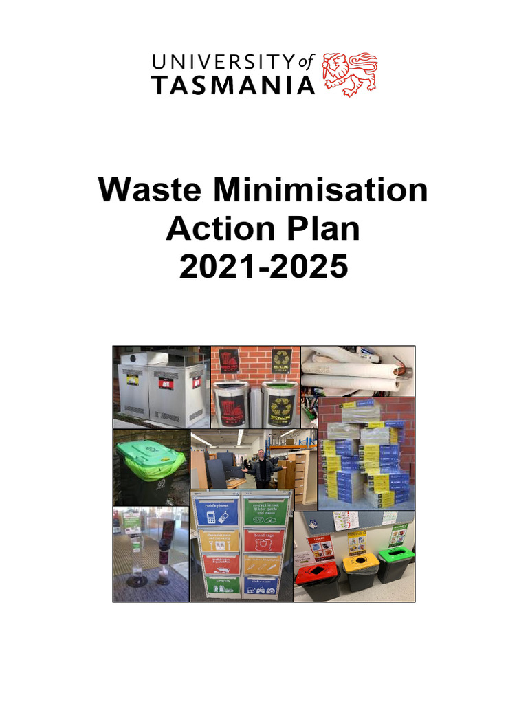 FINAL Waste Minimisation Action Plan 2021 2025 | Download Free PDF ...