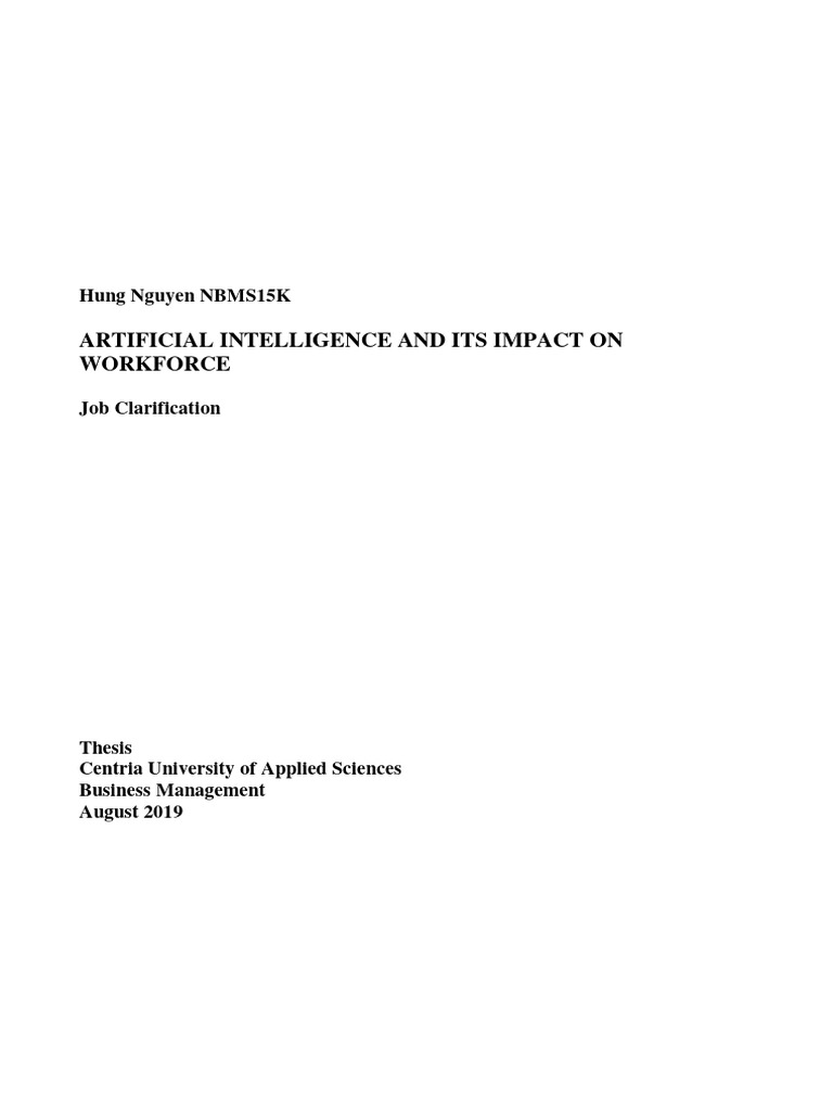 Thesis-Final Ducument - Hung Nguyen | PDF | Machine Learning | Artificial Intelligence