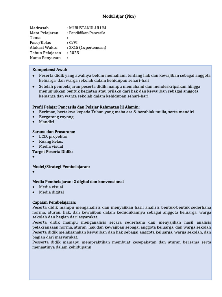 Mentahan PKN | PDF | Karier & Perkembangan | Seni