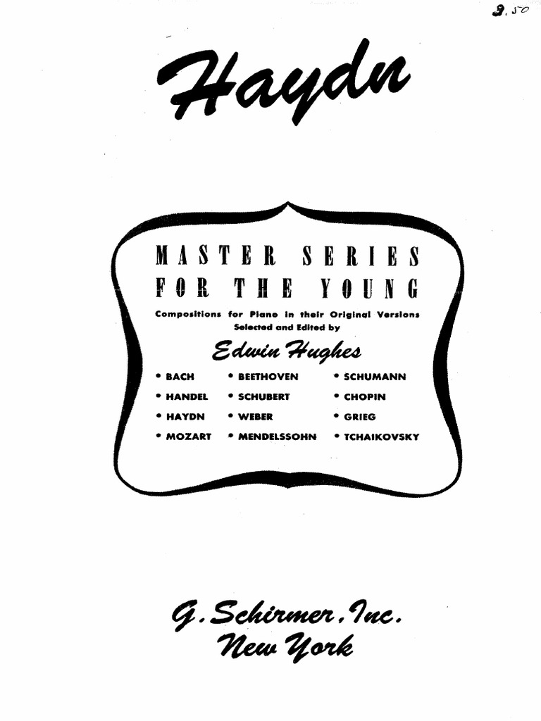 Master Series For The Young 3 Haydn | PDF