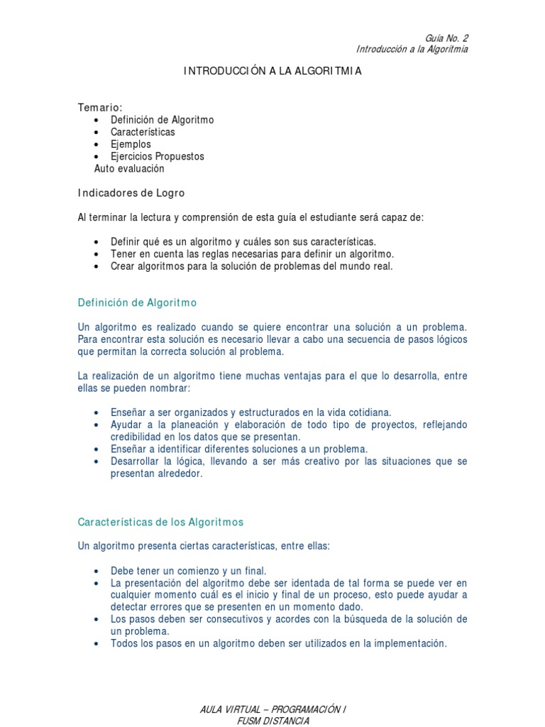 Introduccion A La Algoritmia | PDF | Algoritmos | Programación de computadoras