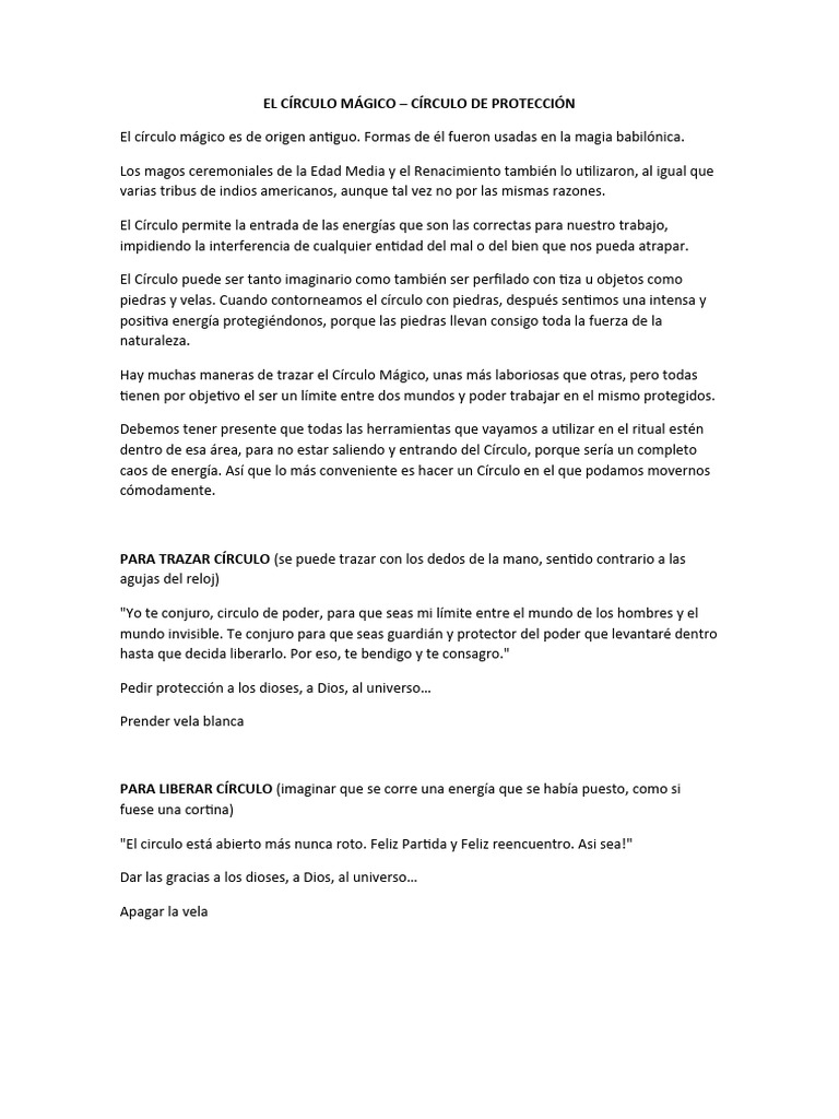 El Círculo Mágico | PDF