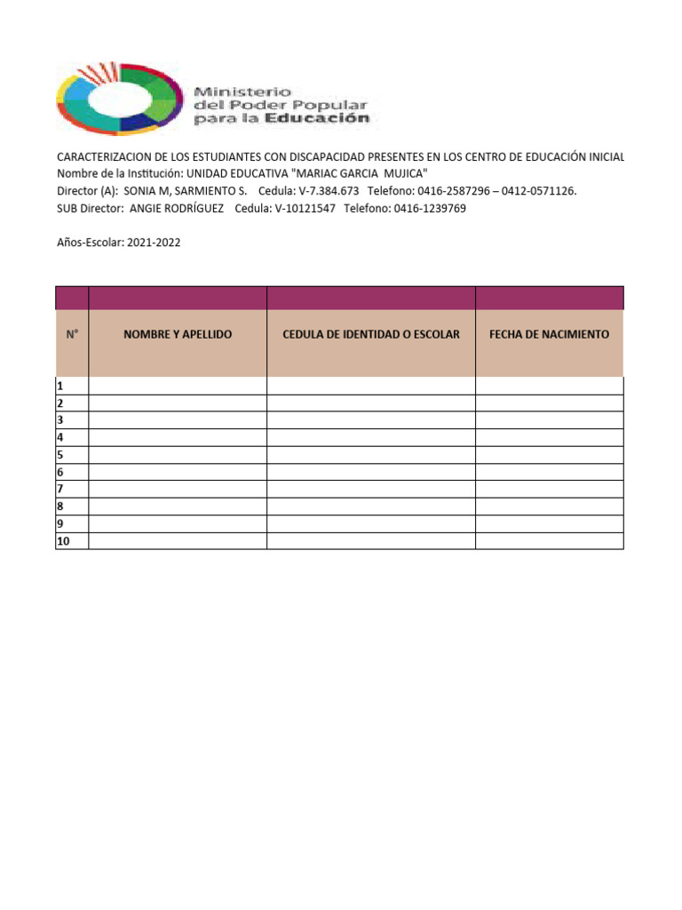 Base de Datos Completa Upe Maria C Garcia 2022 - 2023 | PDF | Aprendizaje