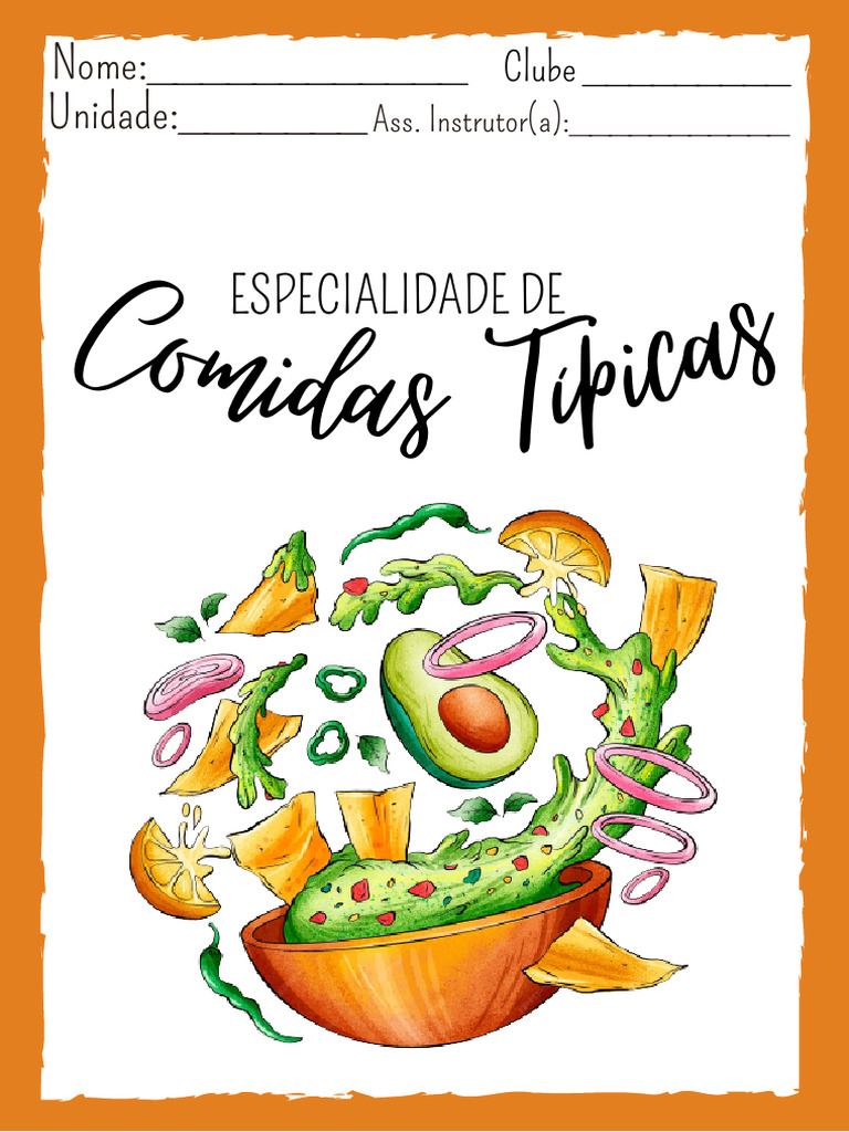 Comidas Tipicas Template Especialidade | PDF | Comidas e bebidas ...