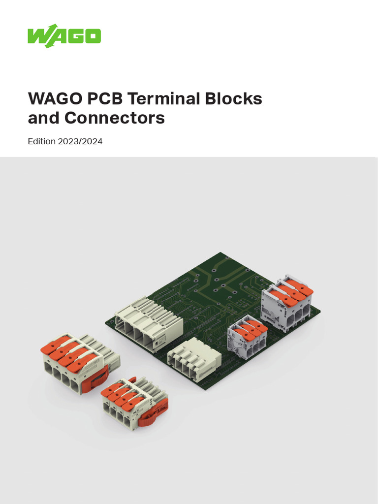 WAGO PCB Terminal Blocks and Connectors 2023 2024 60521363 | PDF ...