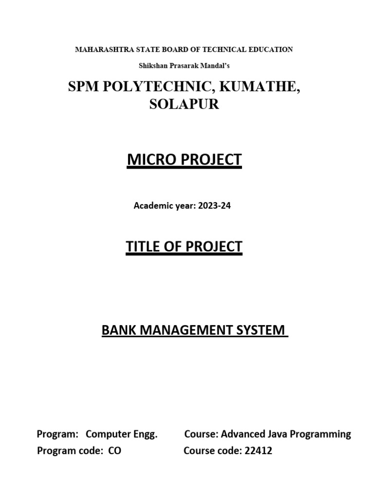 AJP Report1 | PDF | Computer Science | Information Technology