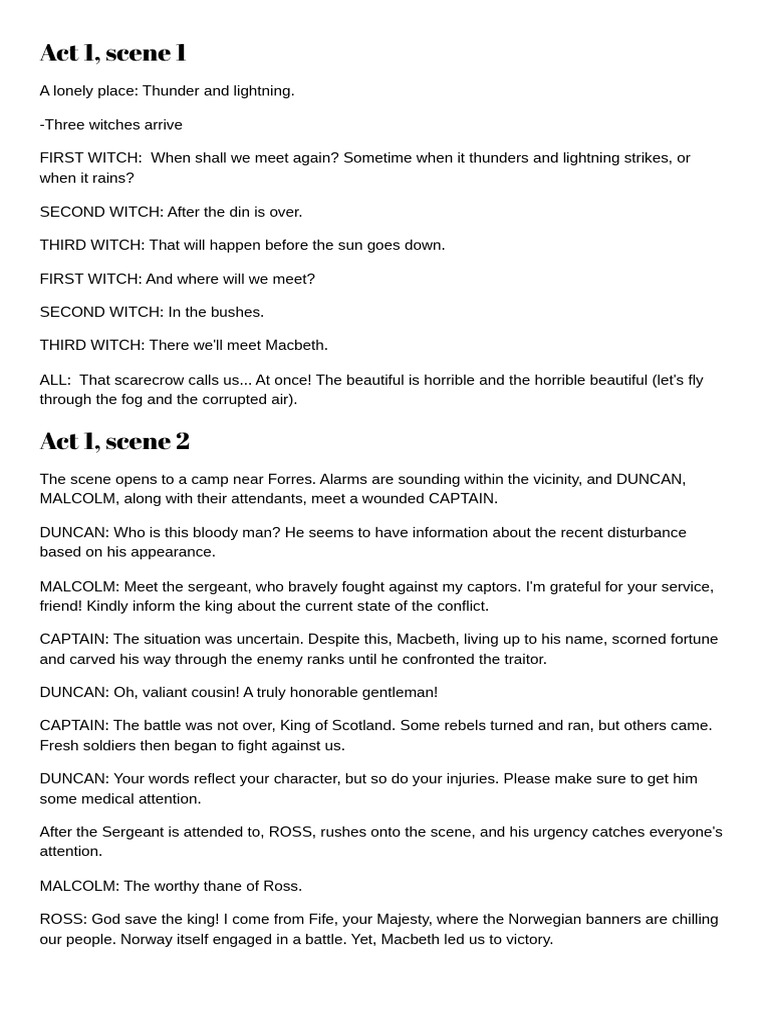 Macbeth Final | PDF | Macbeth