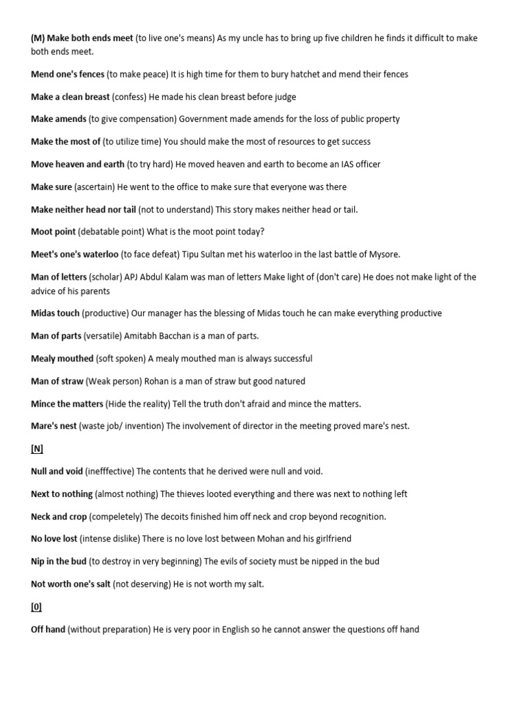 Both Ends Meet PDF