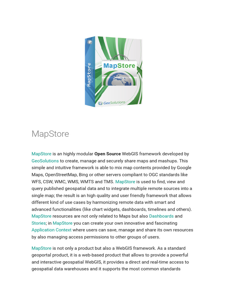 Mapstore Documentation | PDF | User (Computing) | Icon (Computing)