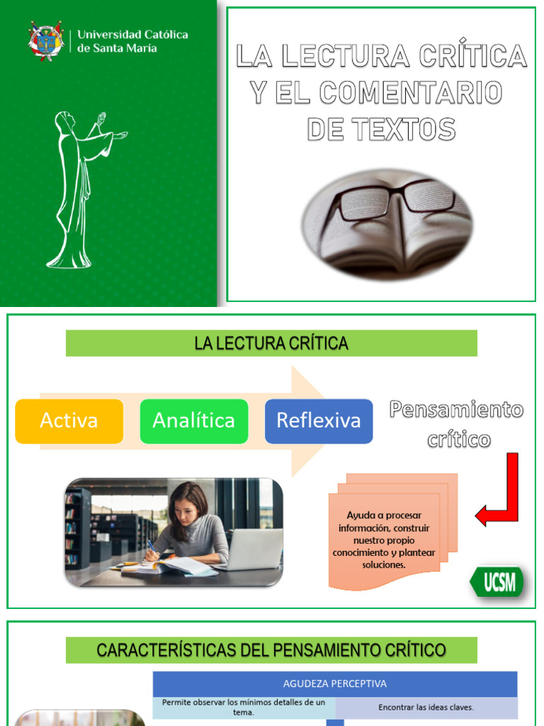 La Lectura Crítica y El Comentario de Textos | PDF | Pensamiento ...