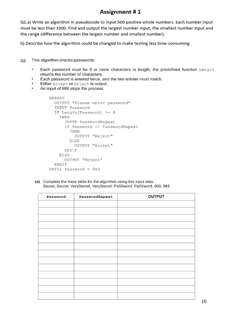 Assigment 1 | PDF | Computers | Technology & Engineering