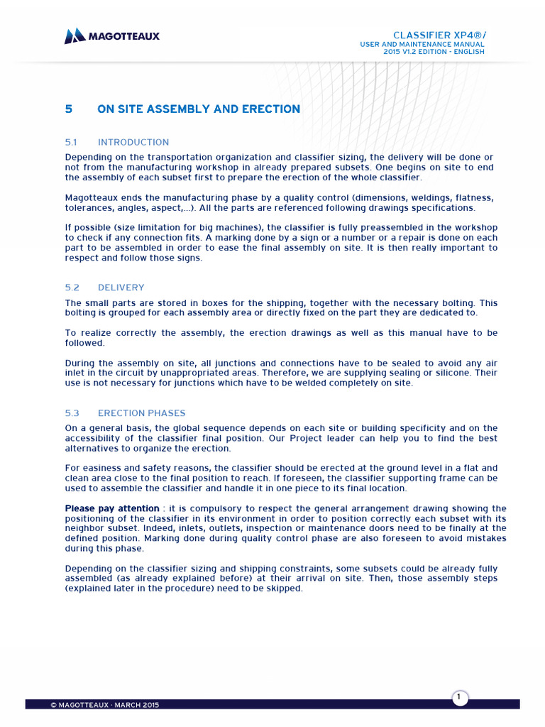 XP4i GB - Chapter 05 Assembly V1.2 | PDF | Mechanical Engineering | Manufactured Goods