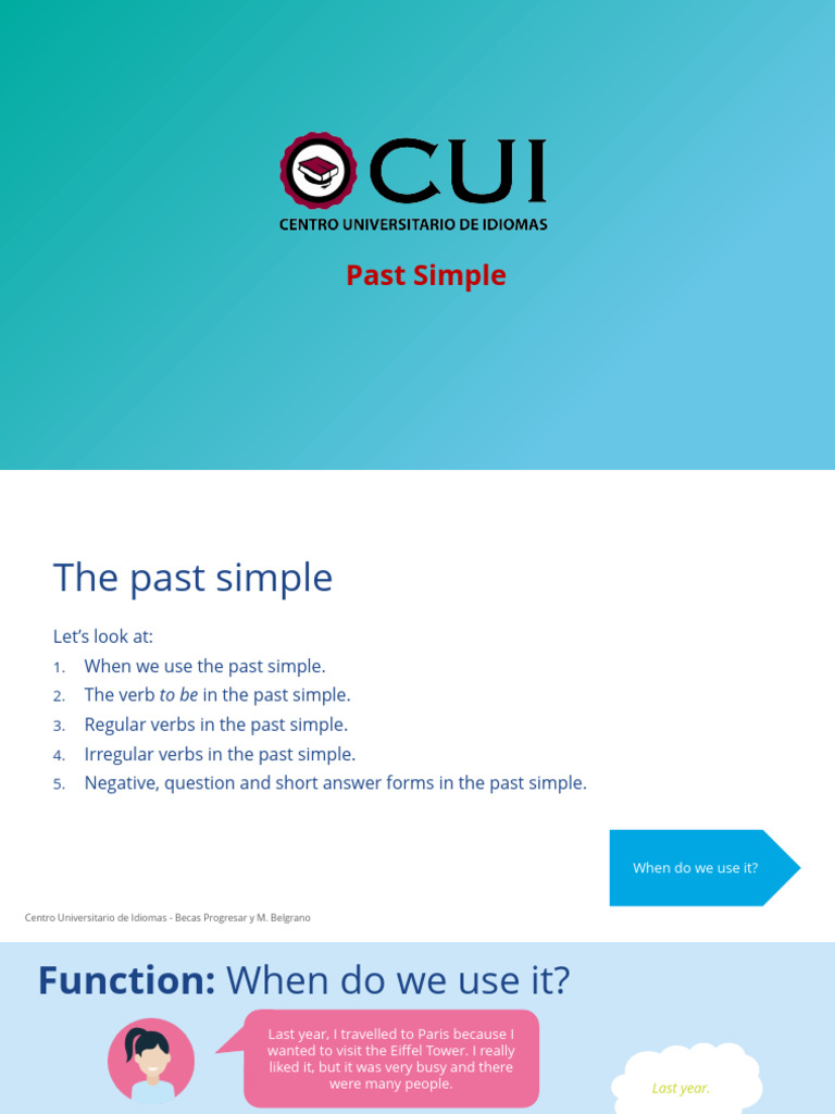 5 Grammar - PPT - A2 - Past Simple Part 1 | PDF | Semantic Units | Linguistic Typology
