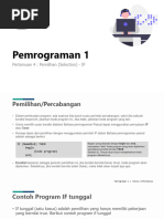 Algoritma - If, Else, If Dalam If | PDF