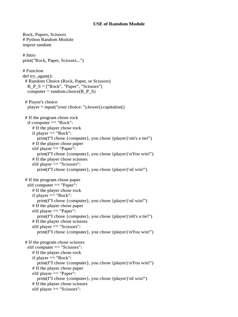Using Ramdom | PDF | Applied Mathematics | Computer Programming
