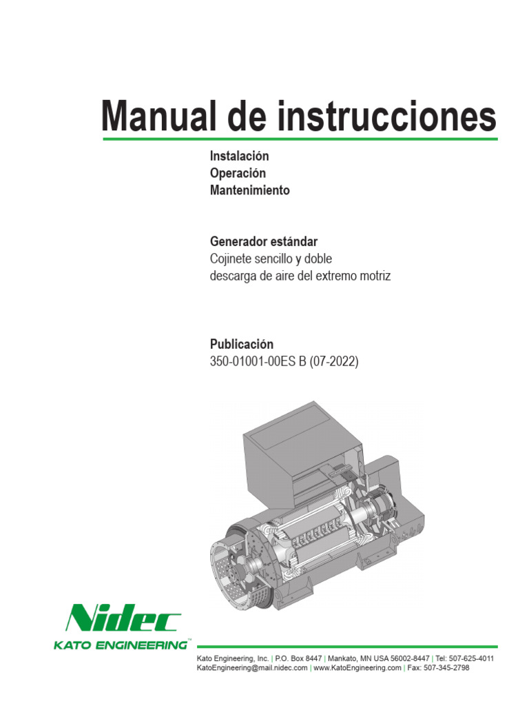 KATO ENGINEERING - SP | PDF | Inductor | Rodamiento (Mecánico)