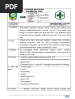 Sop SHK 2023 | PDF | Kesehatan Holistik