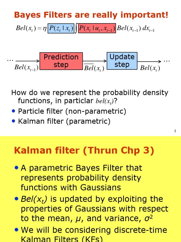 Lecture4 2023 Annotated | PDF | Kalman Filter | Applied Mathematics