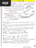 JEE Circle Notes for Class 11 | PDF | Circle | Equations