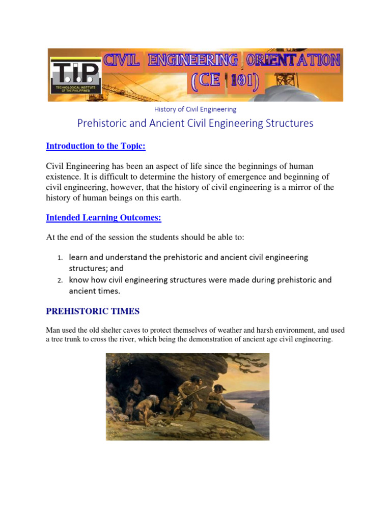 Module 2.1 - Prehistoric and Ancient Ce Structures | PDF