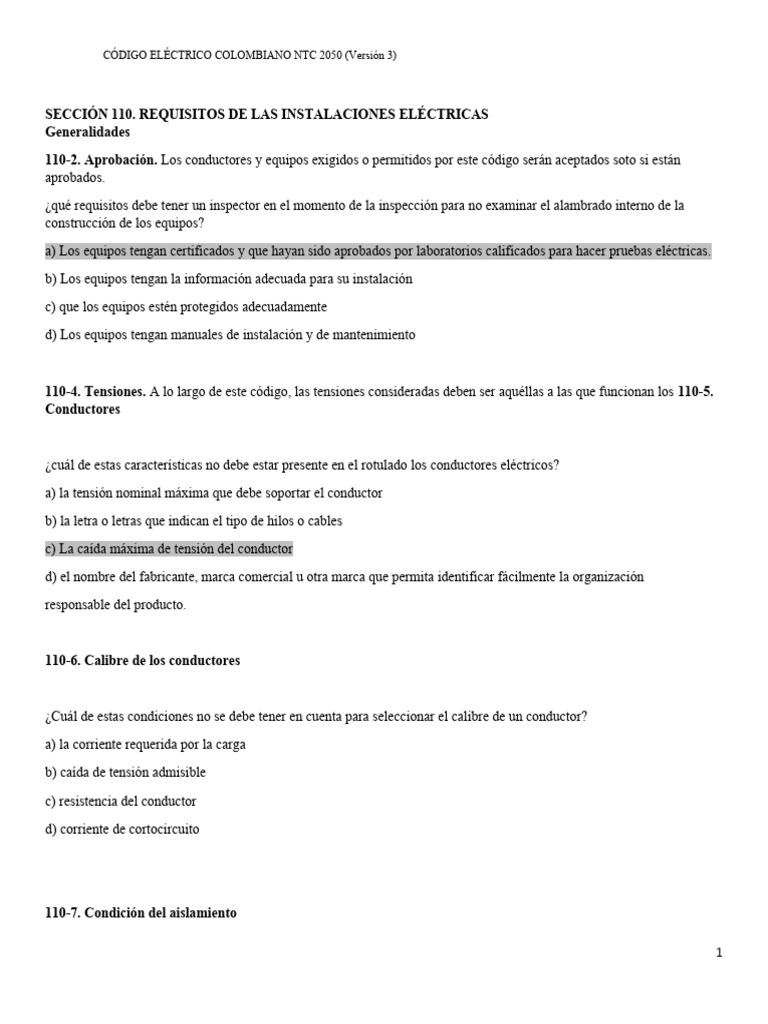 Banco de Preguntas Version 1 Parte 4 | PDF | Conductor electrico | Calor