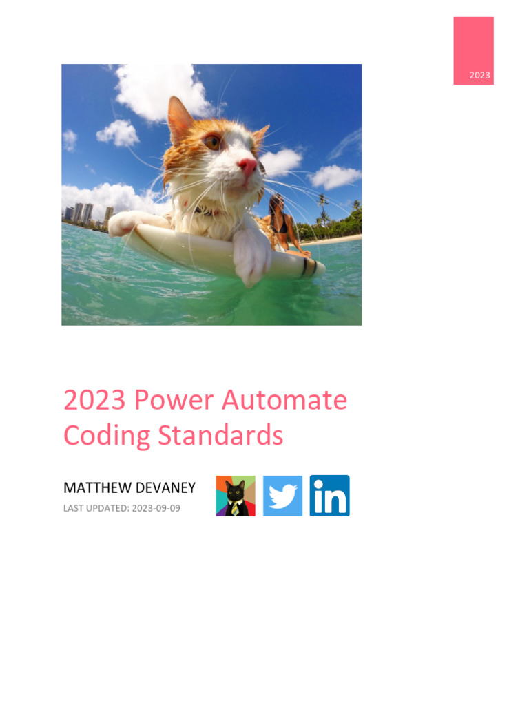2023 Power Automate Coding Standards | PDF | Control Flow | Variable (Computer Science)