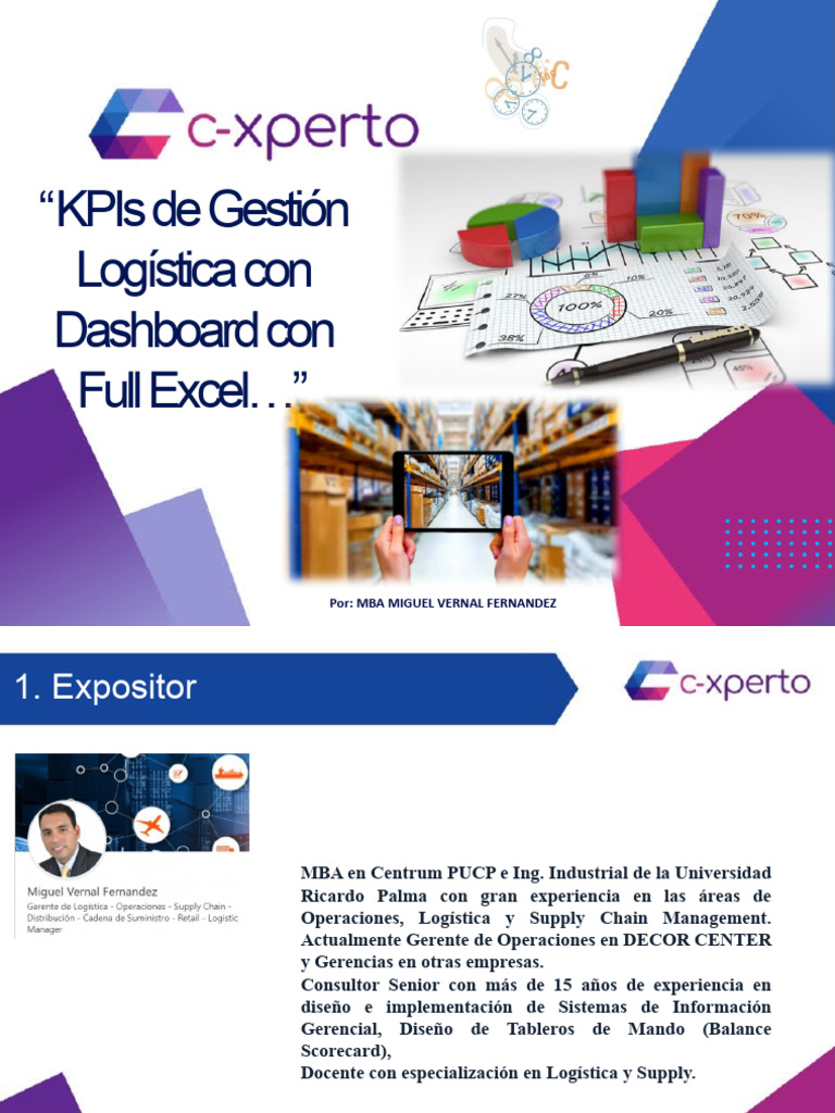 Taller Indicadores de Gestión Logística Con Full Excel | PDF | Logística | Gestión de la cadena ...