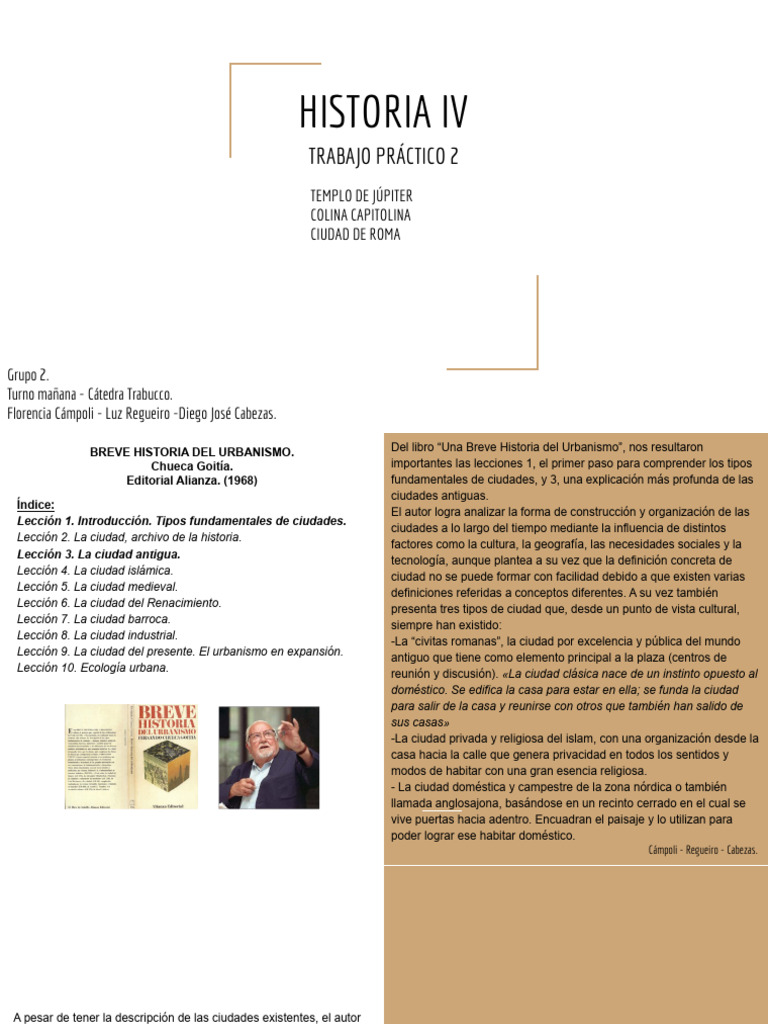 Historia IV Tp2 | PDF | templo | imperio Romano