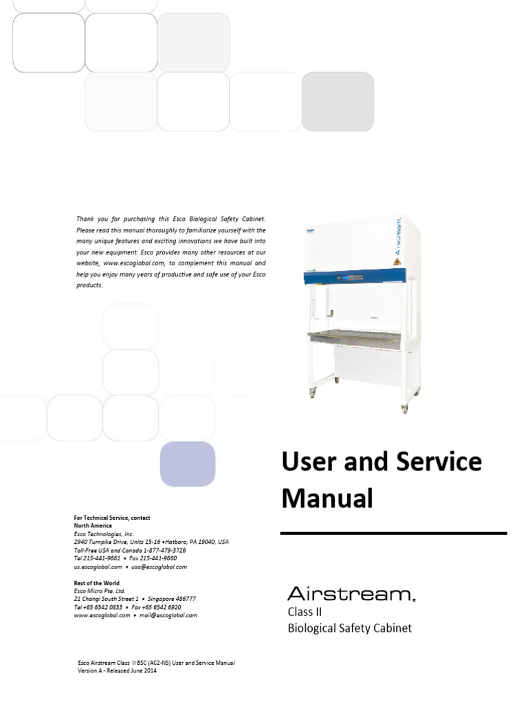 BSC Ac2-Ns User & Service Manual V.A June2014 | PDF