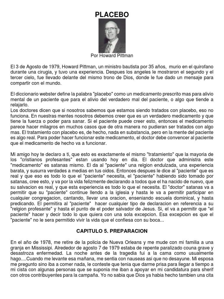 Spanish Placebo Howard Pittman | PDF | Demonios | Alma