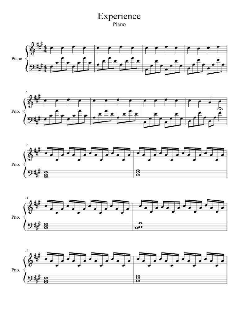 Experience Piano | PDF
