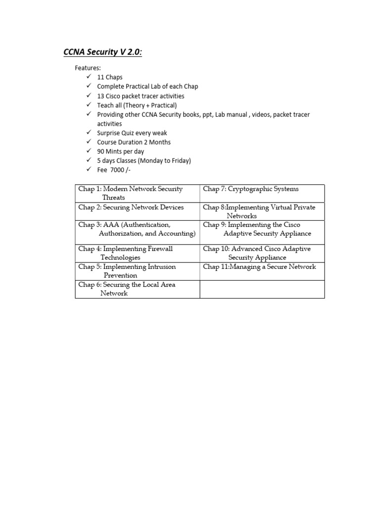 CCNA Security | PDF | Computers | Technology & Engineering