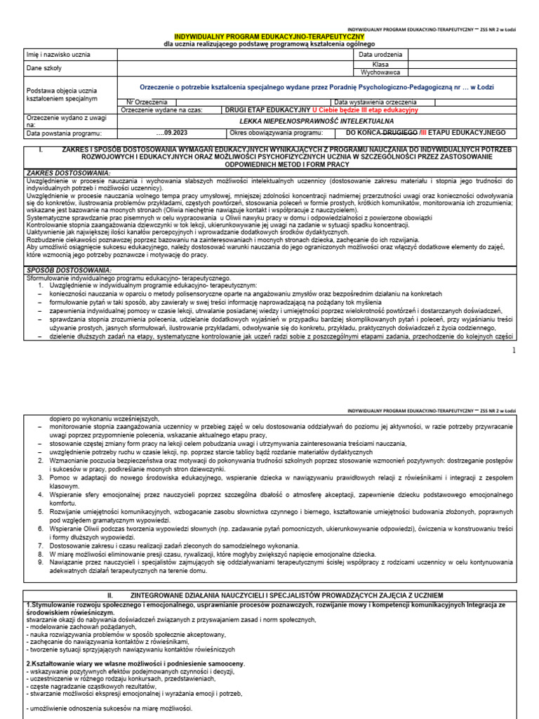 IPET - Przykład | PDF IPET - Przykład | PDF