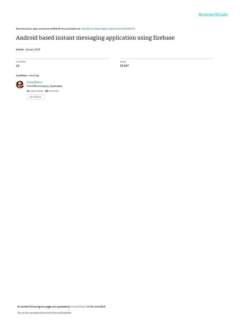 ES2063017519 | PDF | Instant Messaging | Android (Operating System)