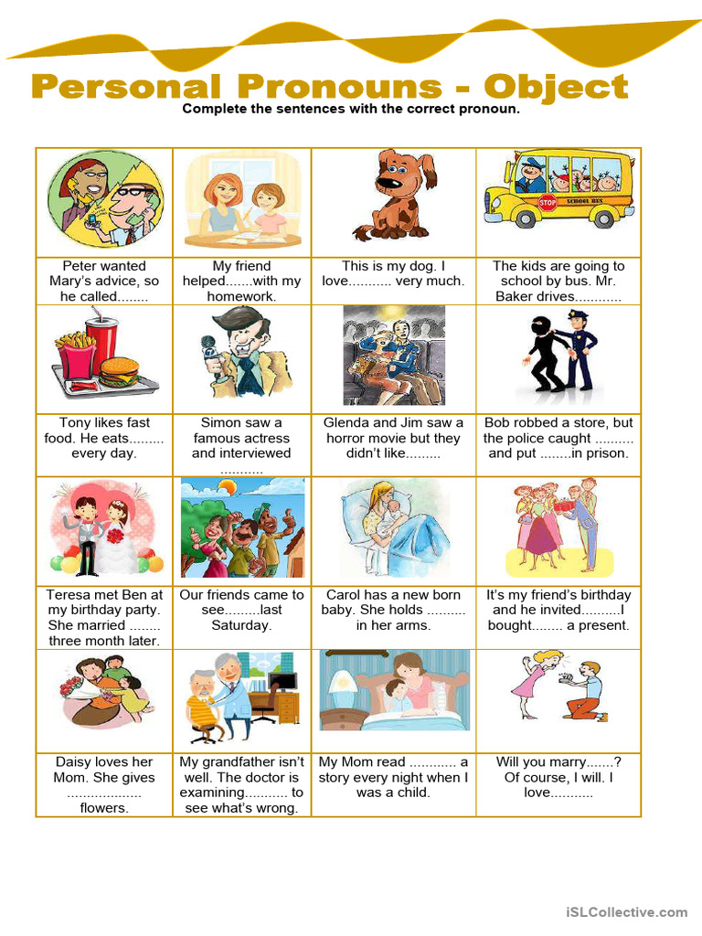 Personal Pronouns | PDF