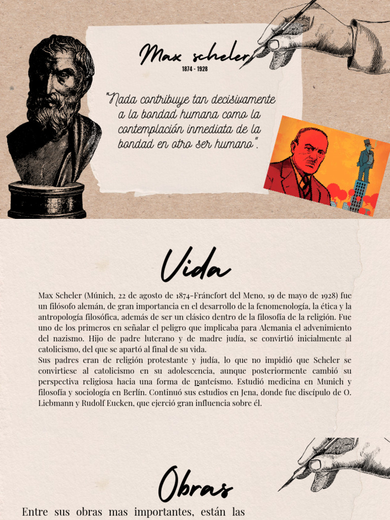 Max Scheler: Filosofía y Valores Humanos | PDF | Filosofía