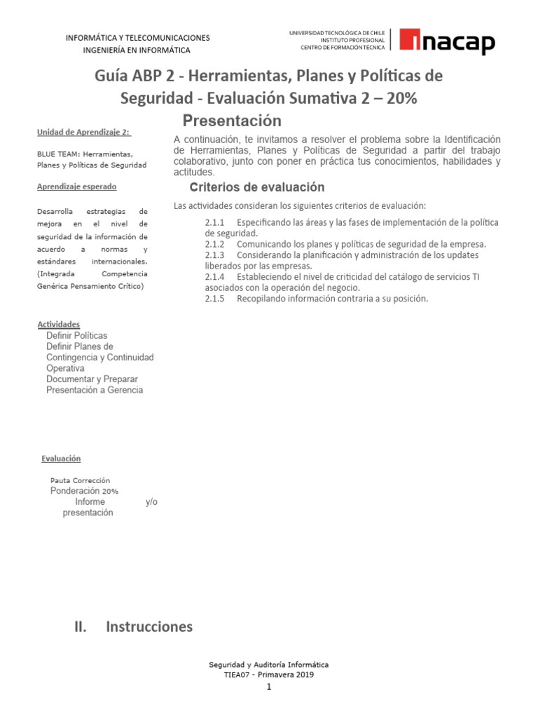 01 Tiea07 - U2 - Abp2 | PDF | Evaluación | Cognición