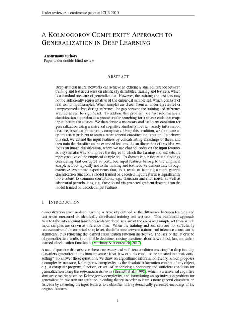 997 A Kolmogorov Complexity Approa-Original PDF | PDF | Statistical Classification | Information