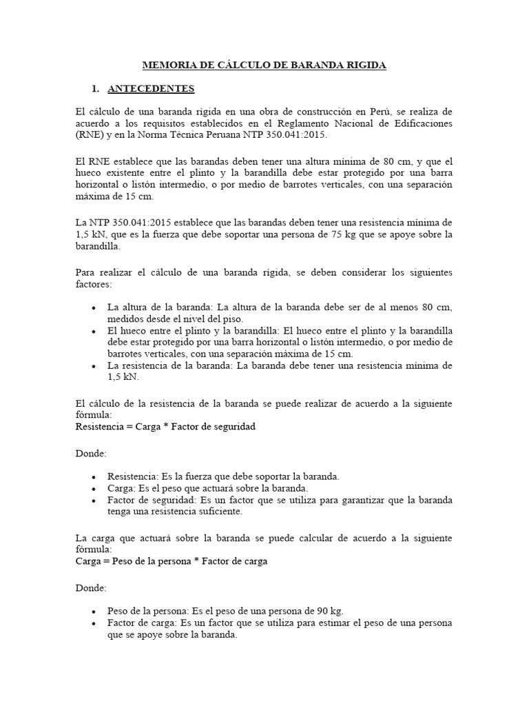 M. Baranda Rígida | PDF | Tornillo | Ingeniería mecánica