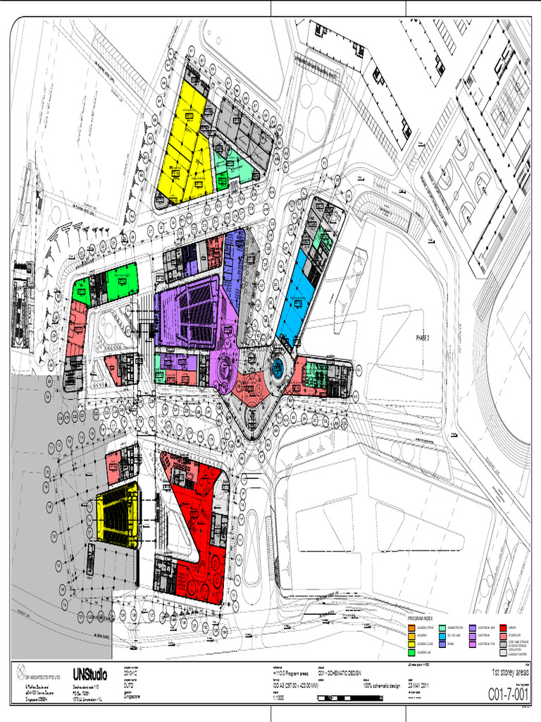 100% SD A3 1-1000 Color Area Plans | PDF