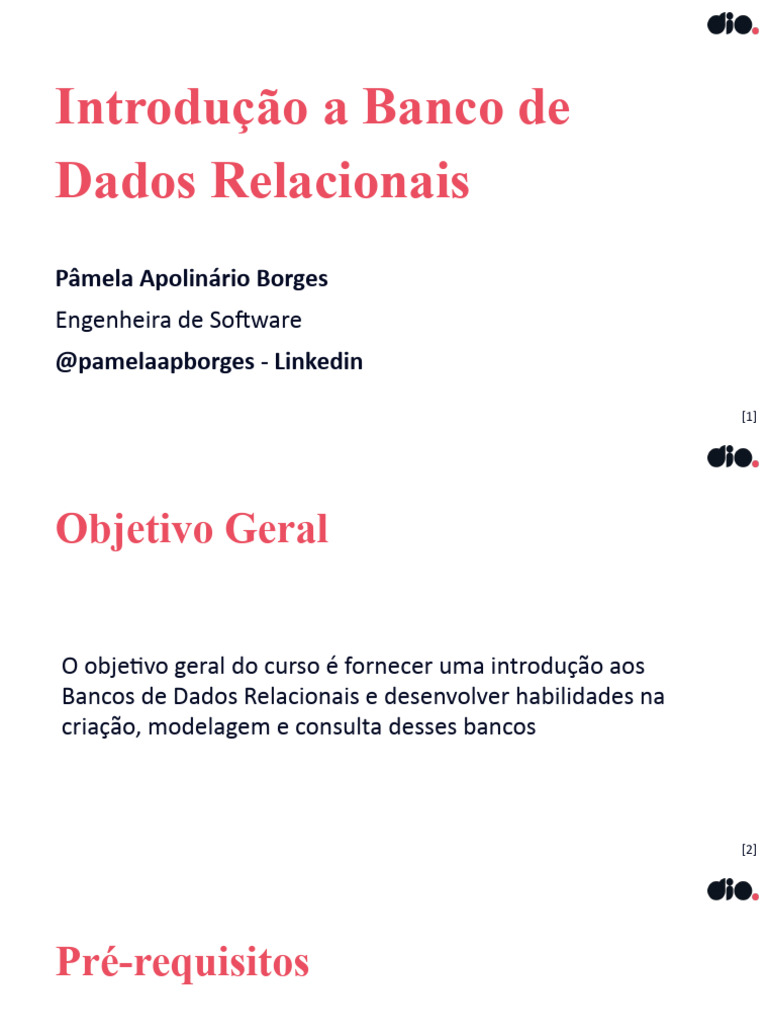 Banco de Dados Relacionais | PDF | SQL | Matemática aplicada