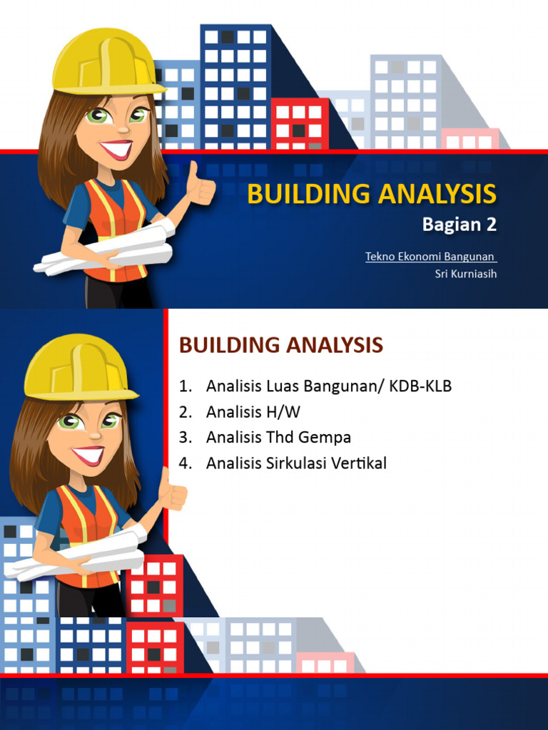 Pertemuan 14 - BUILDING ANALYSIS Bagian 2 | PDF