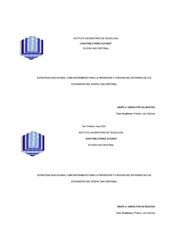 Tesis Metodologia IV Semestre - 044247 | PDF | Diarrea | Especialidades ... Tesis Metodologia IV Semestre - 044247 | PDF | Diarrea | Especialidades ...