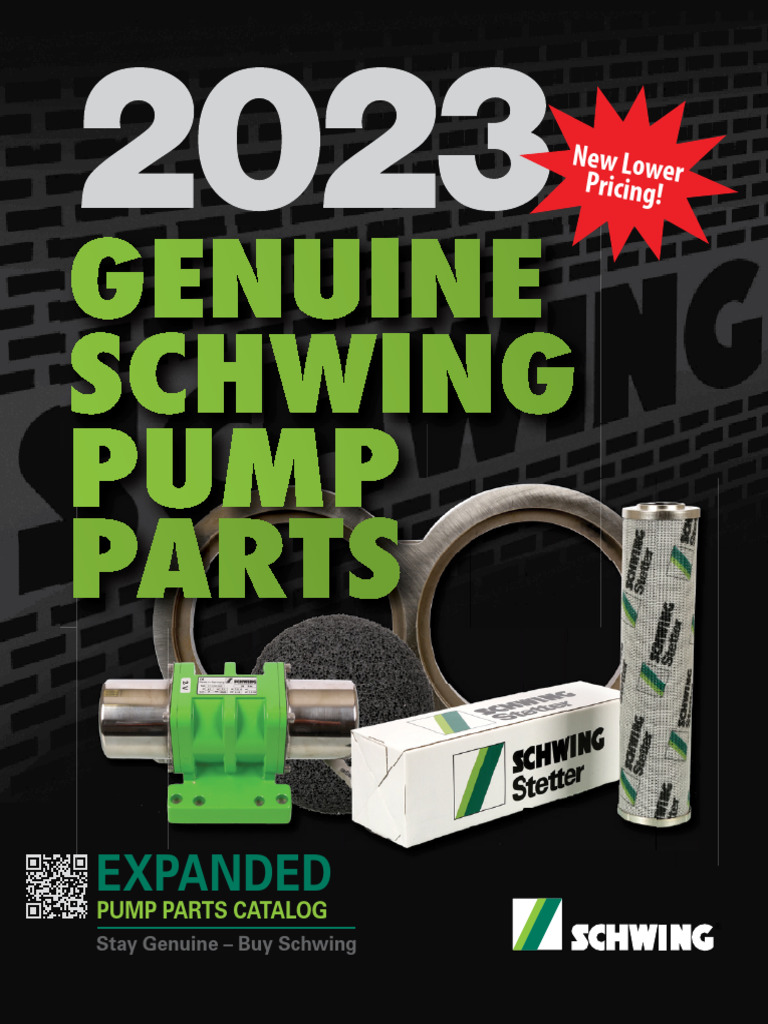 Schwing Concrete Pump Parts Catalog | PDF | Valve | Machines