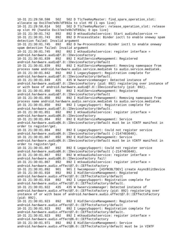 Log | PDF | Operating System Technology | Software Engineering