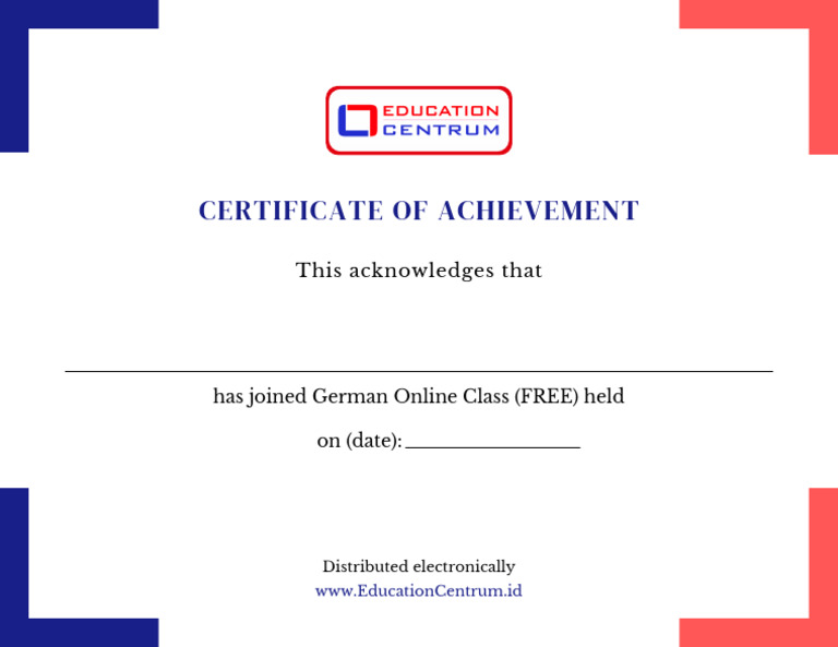 German Certificate Education Centrum | PDF