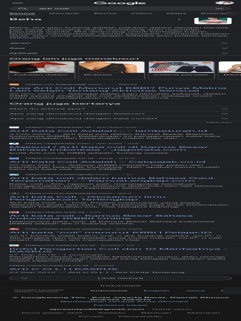 Arti Coli - Penelusuran Google | PDF