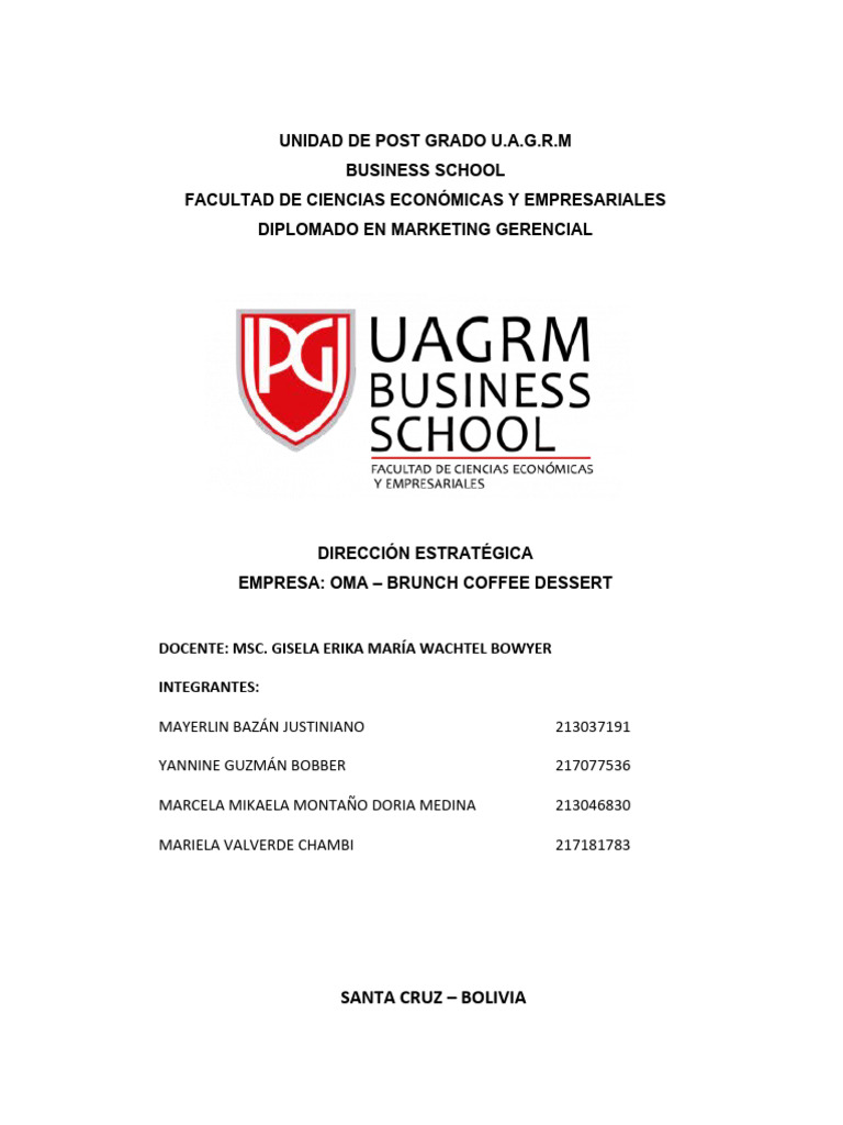 Proyecto Final Oma Final 30-9 | PDF | Calidad (comercial) | Inflación